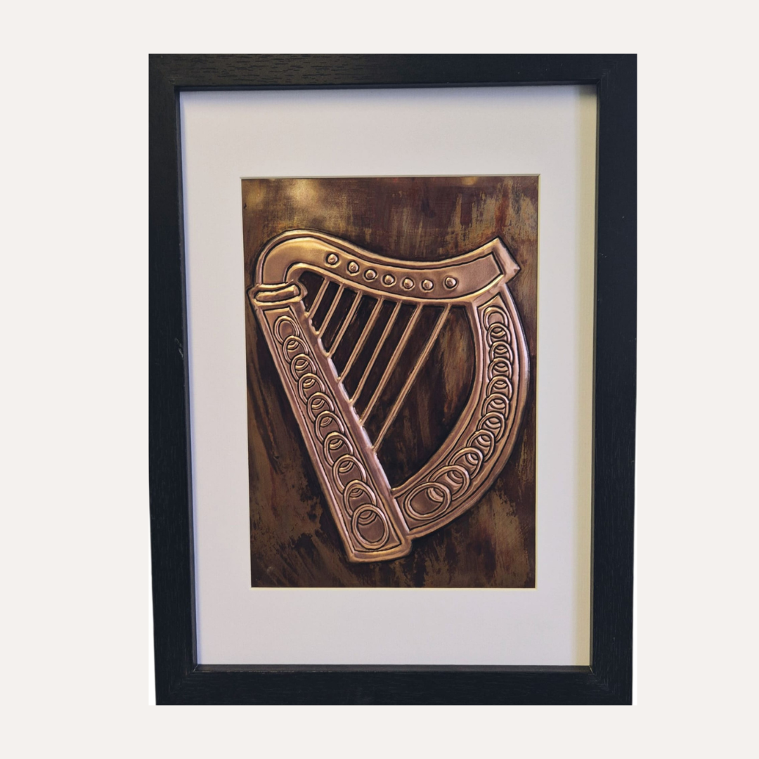 Symbol of Ireland – The Copper Harp – Donegal Copper Craft